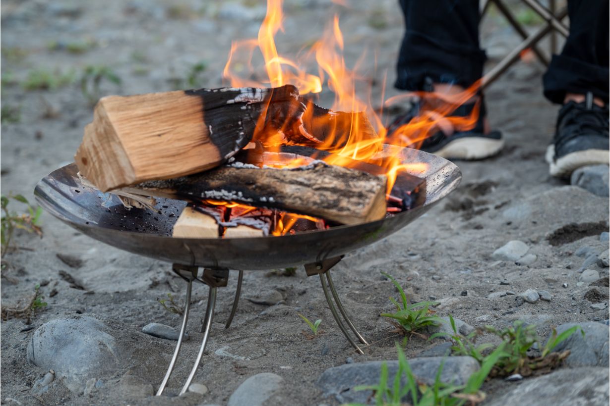 癒される焚き火